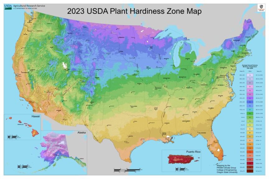 Refreshed! USDA Unveils Its New Plant Hardiness Zone Map - Growing Produce